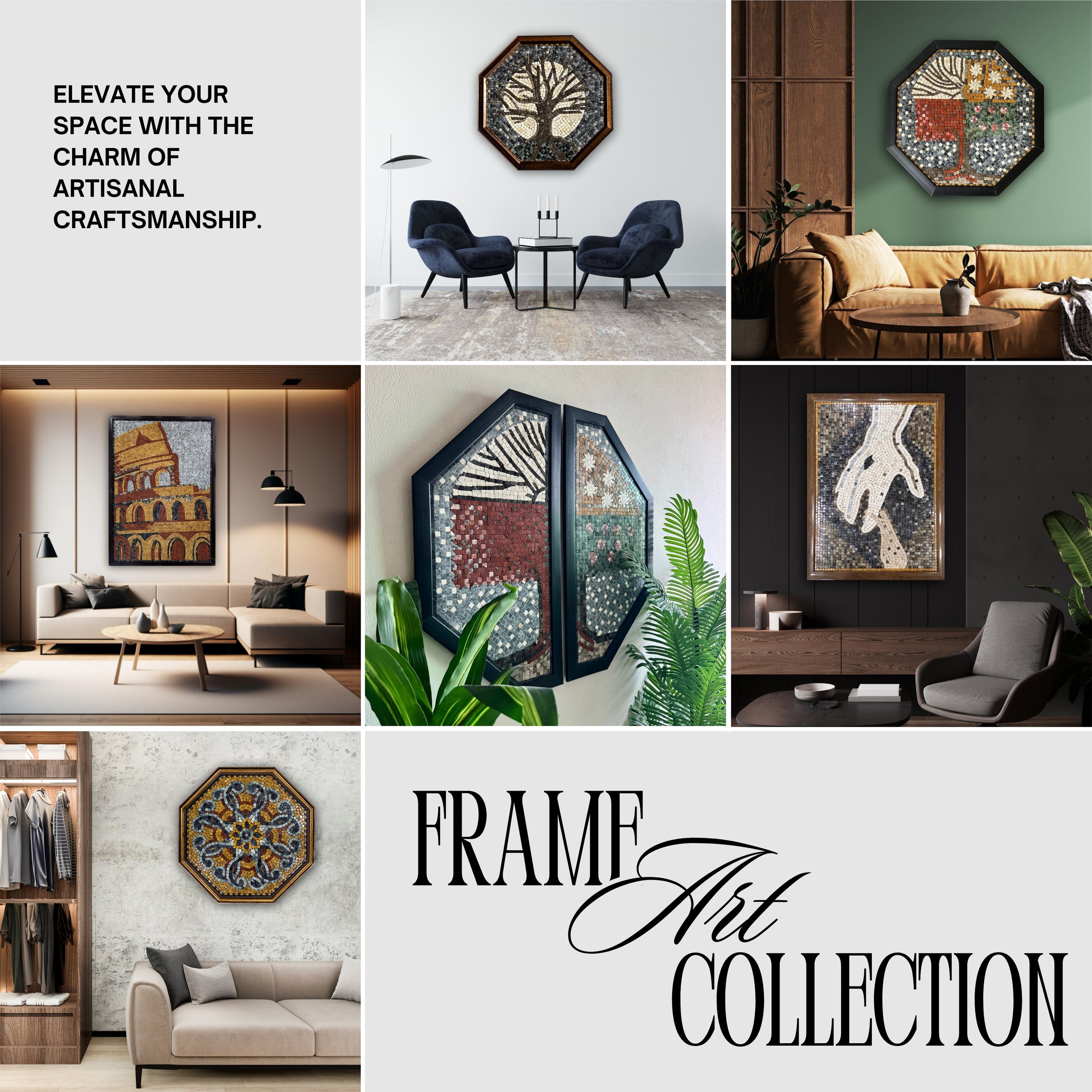 Discover Exquisite Mosaic Art: Handmade Hangings & Stone Coffee Tables ...